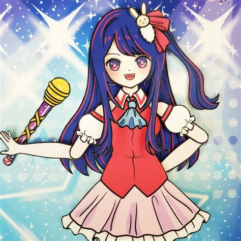 【최애의 아이】 종이구관 종이인형 무료도안 Diy How To Make Paper Dolls Handmade Oshinoko 호시노아이 推しの子 최애의아이 종이