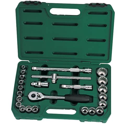 Sata Socket Set 24pc 1 2