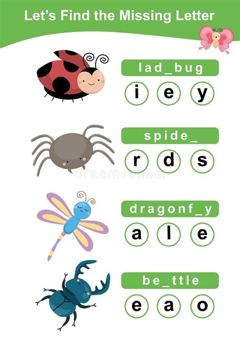 Ladybug Flashcard Stock Illustrations 91 Ladybug Flashcard Stock