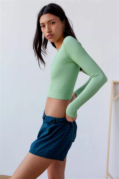 Out From Under Claudia Seamless Henley Top Urban Outfitters
