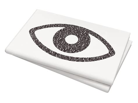 Privacy Concept Eye On Blank Newspaper Background Data Newspaper