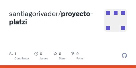 GitHub Santiagorivader Proyecto Platzi