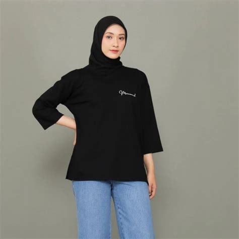 Jual KAOS FENOMENAL TERLARIS Atasan Baju Kaos Oversized Wanita Muslim