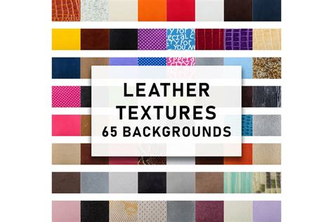 Leather Textures 65 Patterns Masterbundles