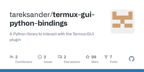 GitHub Tareksander Termux Gui Python Bindings A Python Library To Interact With The Termux