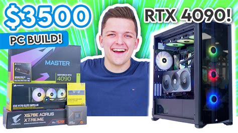 Ultimate 3500 Gaming Pc Build 2022 Aorus Rtx 4090 And Ryzen 9 7900x W
