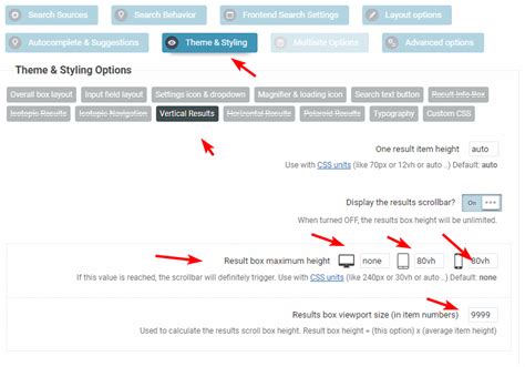 Is There Any Way To Hide The Results Scrollbar For Desktop View But