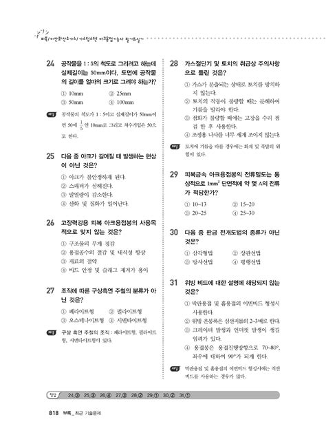 알라딘 미리보기 2024 고수열강 피복아크용접기능사 필기 실기