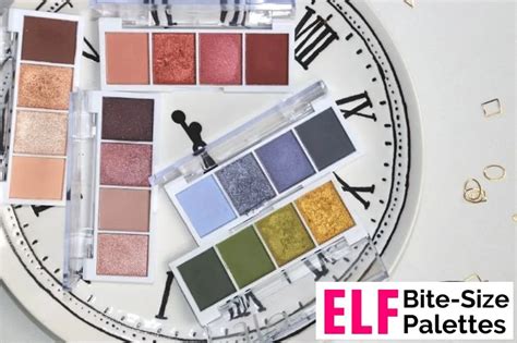 ELF Bite Size Eyeshadow Palettes Review Swatches