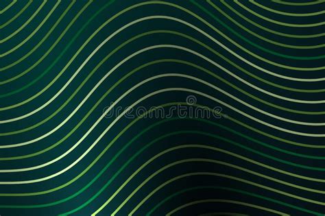 Banner Wave Lines Pattern An Abstract Stripe Background Vector Stock Illustration