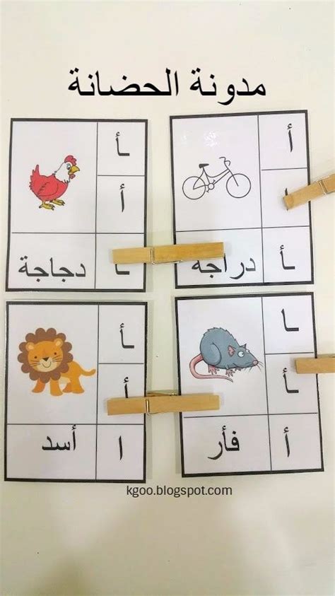 حرف الألف بالحركات للاطفال مع انشطة Pdf