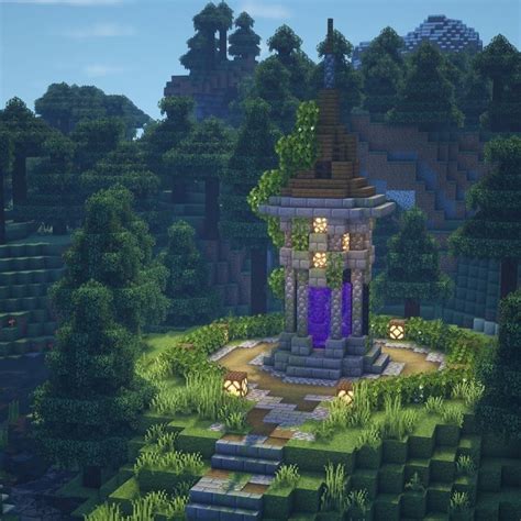 minecraft how to build a medieval nether portal nether portal design