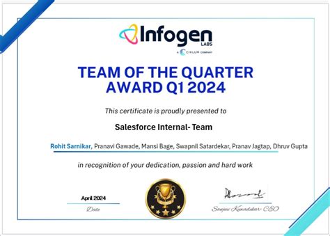 Rohit Sarnikar On Linkedin Thank You Infogen Labs A Ciklum Company