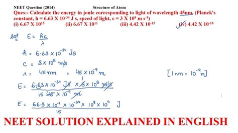 Energy Joules To Wavelength Calculator At Alberto Stark Blog