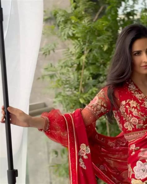 Ravishing In Red Katrinas Alluring Attire Ravishing In Red Katrina