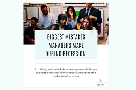 Biggest Mistakes Managers Make During Recession