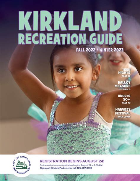 Kirkland Parks And Community Services Registration For Fallwinter