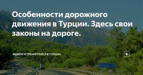 Особенности дорожного движения в Турции Здесь свои законы на дороге Живем и тренируемся в