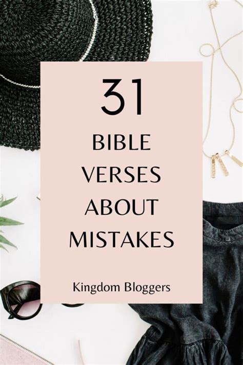 31 Bible Verses About Mistakes