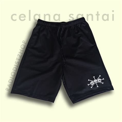 Jual Cek Deskripsi Gambar Bisa Custom Short Pants Anime One Piece