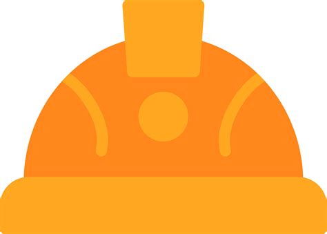 Hard Hat Flat Icon 39511720 Vector Art At Vecteezy