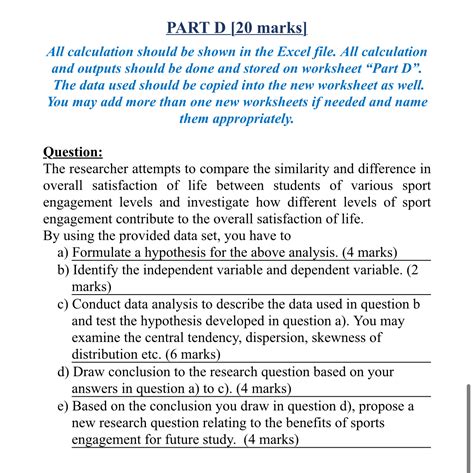 Solved PART D [20 ﻿marks].All calculation should be shown in | Chegg.com