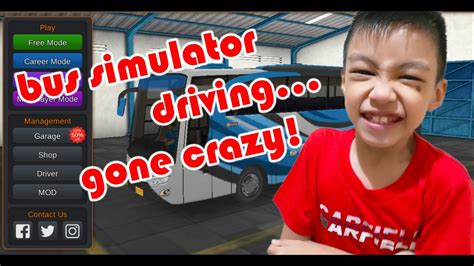 Crazy Driving Bus Simulator Indonesia Full Gameplay Busdriving
