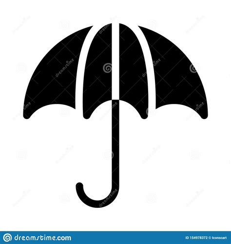 Icono Plano Del Vector Del Glyph De La Protecci n Ilustración del