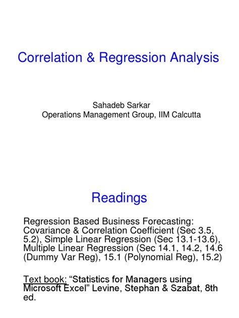 correlation regression 2023 pdf errors and residuals coefficient of determination