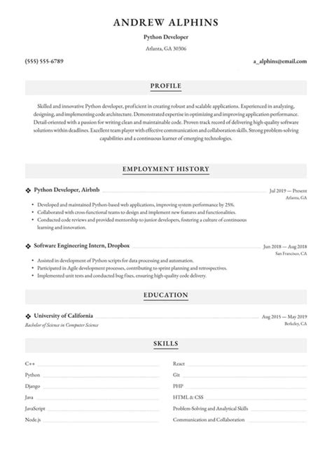 Computer Programmer Resume 15 Programmer Resume Templates Doc Pdf