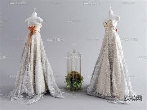 婚纱 礼服3d模型下载id142331533dmax免费模型 欧模网