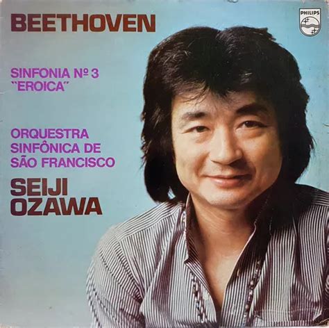 Lp Disco Beethoven Seiji Ozawa Sinfonia Nº3 Eroica Parcelamento