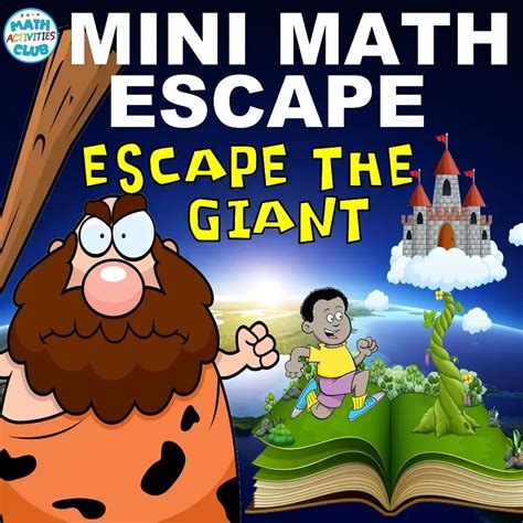 Mini Math Escape Room Printable Escape The Giant Fun Math Activity