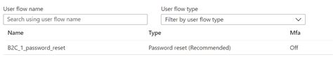azure b2c missing user flow after deleting custom user attributes