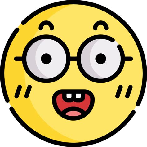 Nerd Special Lineal Color Icon Nerd Special Lineal Color Icon