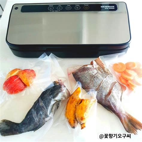 가정용진공포장기 뉴만 Vs 3000 수비드진공포장 식재료 신선하게 오래오래 주방필수템 추천 네이버 블로그