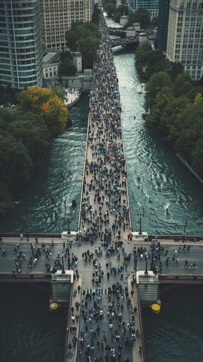 Free Crowded Urban Bridge Image Download At Stockcake