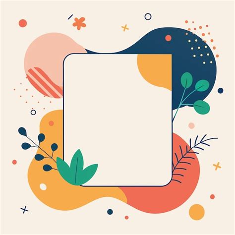 Premium Vector Asymmetrical Abstract Shapes Illustration Background