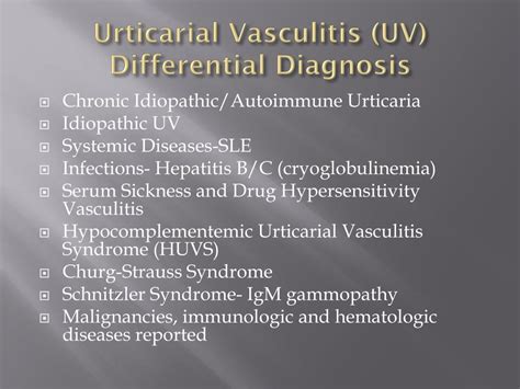 Ppt Cutaneous And Urticarial Vasculitis Powerpoint Presentation Free