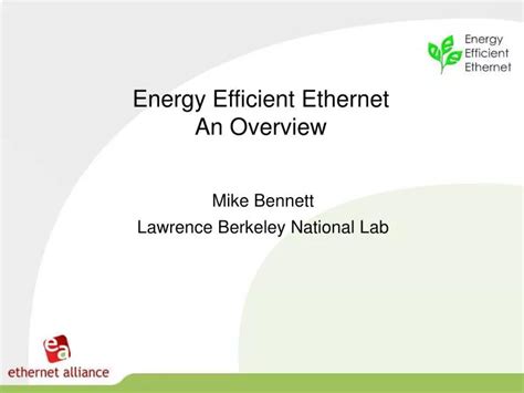 PPT Energy Efficient Ethernet An Overview PowerPoint Presentation Free Download ID 2895290
