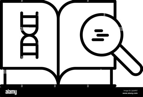 Research Book Icon Simple Thin Line Outline Vector Of Biology Icons For Ui And Ux Website Or