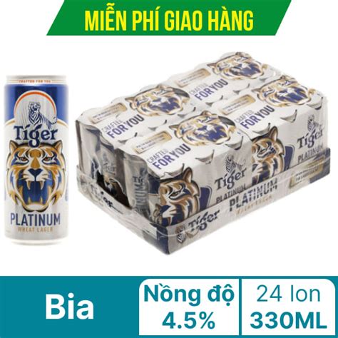 Bia Tiger Lon Cao 330ml Thơm Ngon Giá Tốt Tại Bách Hoá Xanh