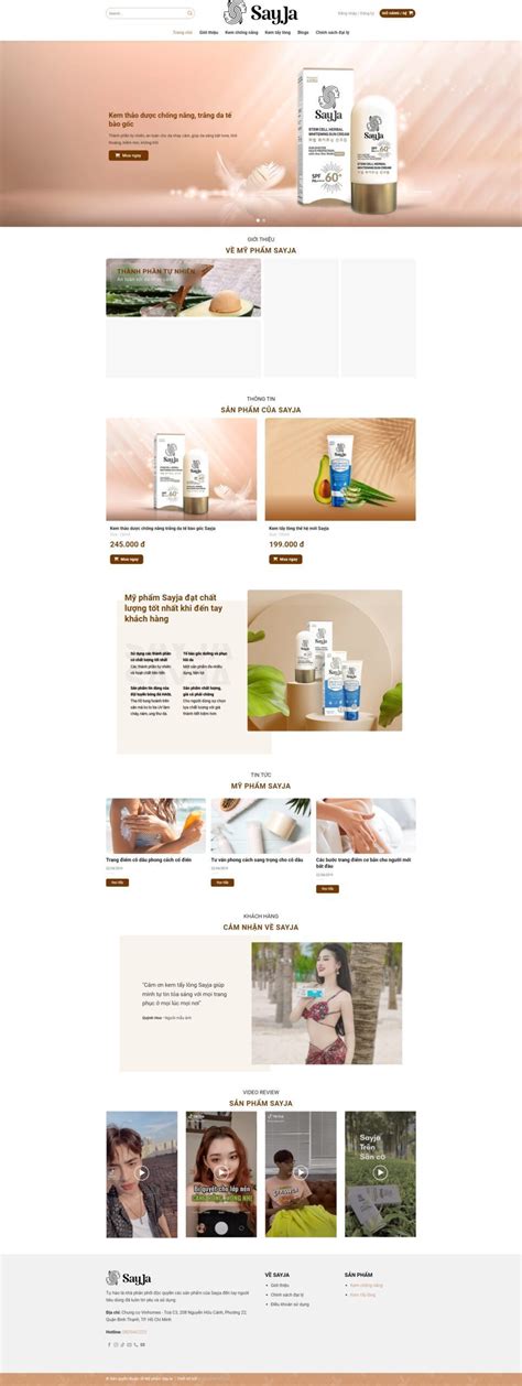 Source Code Mẫu Website Bán Mỹ Phẩm đồ Thẩm Mỹ Trang điểm 03 Chuẩn đẹp 2025 Themevip Source