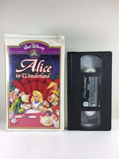 Mavin 1994 Alice In Wonderland Vhs Home Video Tape Walt Disney