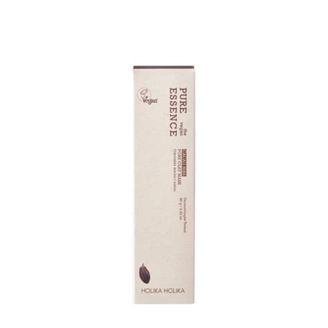Глиняная маска с какао Pure Essence The Vegan Cacao Nibs Pore Clay Mask ...