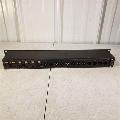 telex audiocom ic 6sx source assign panel 6 input 12 output lab