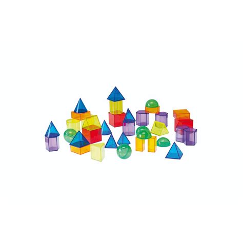 Translucent Geometric Shapes 36pcs Step4