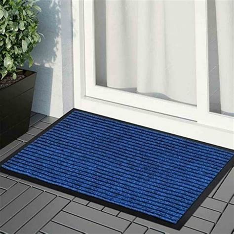 Juyafio Welcome Mat Front Door Mats Outdoor Non Slip Rubber Mats Low