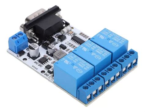 módulo relé rs232 para modbus rtu opto 8 cuotas sin interés