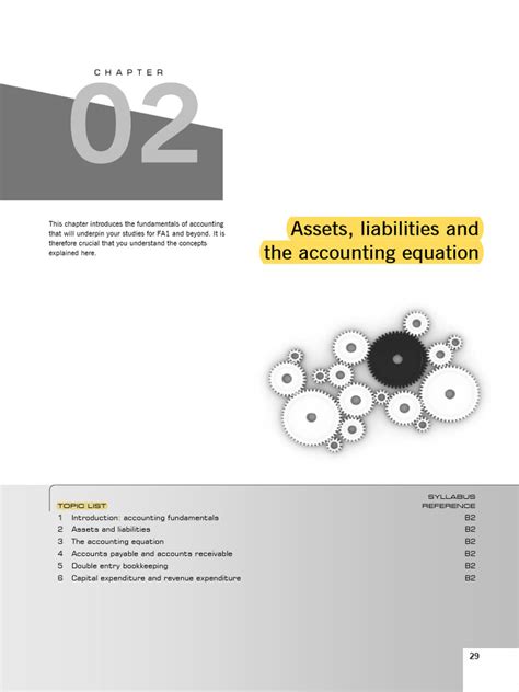 Fa1 Bpp Chapter 2 Assets Liabilities And Accounting Equation Pdf Debits And Credits